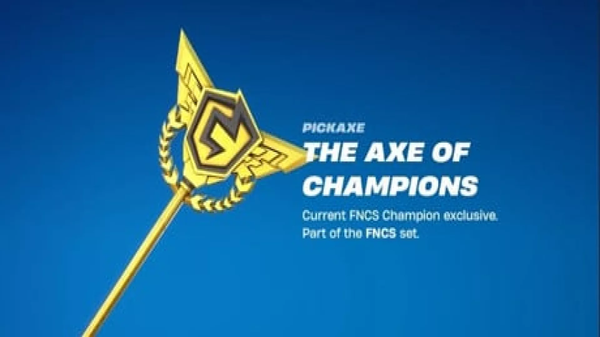 Acheter Fortnite The Axe of Champions Key 🏷️ au meilleur prix | Gocdkeys